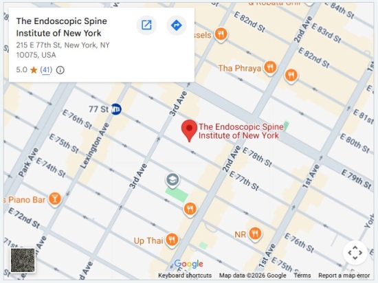 Endoscopic Spine Institute of New York Confirms Endoscopic Spine ...